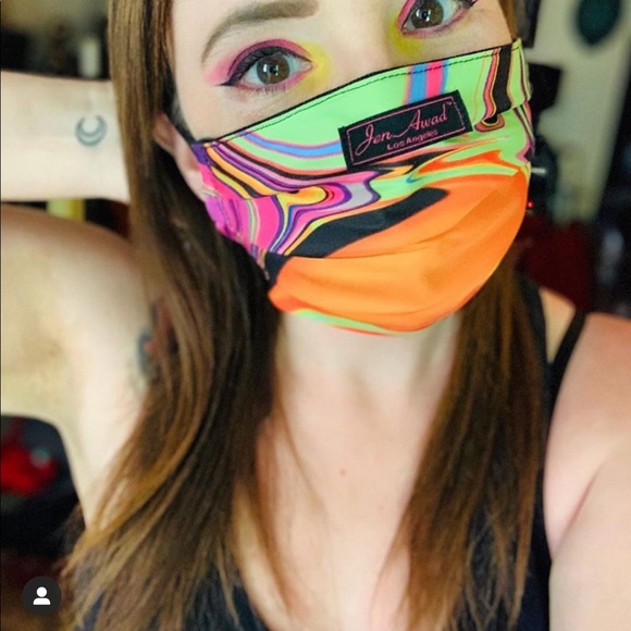 jen awad | Other | Jen Awad Psychedelia Reversible Mask 2 | Poshmark